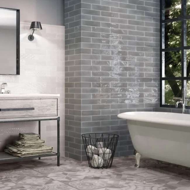 Opal Grey Tile 75x300 | Splendour Tiles