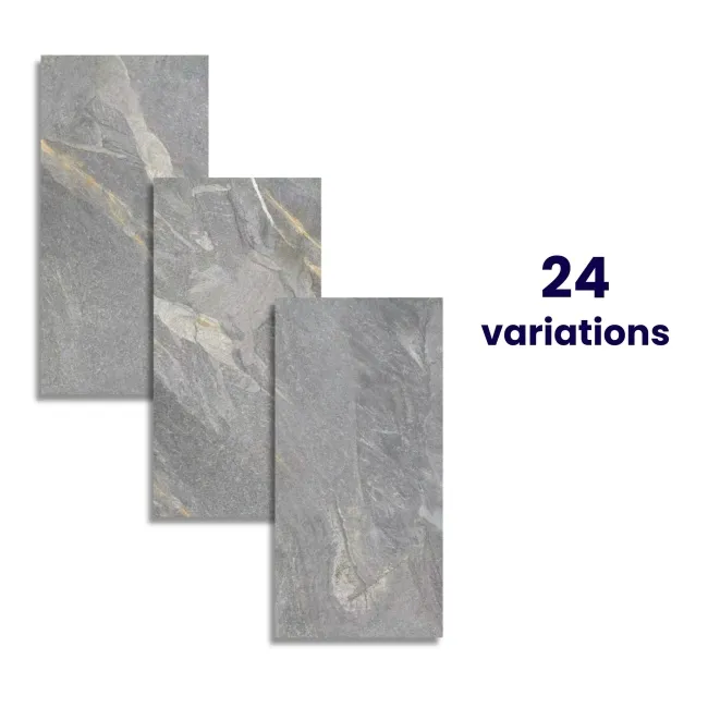 Granby Grey Matt Stone Effect Wall & Floor Tile | W&F Specification